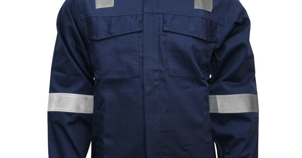 Casaco ignífugo e anti estático com fitas refletoras 260g/m² - FOR WEAR