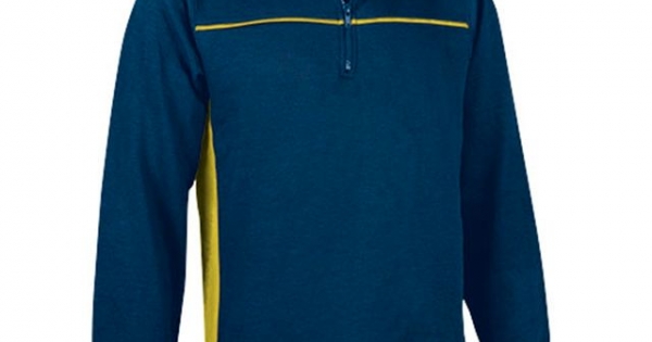 SWEAT C/ FECHO BICOLOR 50% ALG / 50% POLI (TA.CO) - VALENTO